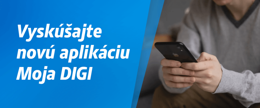 Spravujte svoje služby pohodlne s aplikáciou Moja DIGI - DIGI Slovakia
