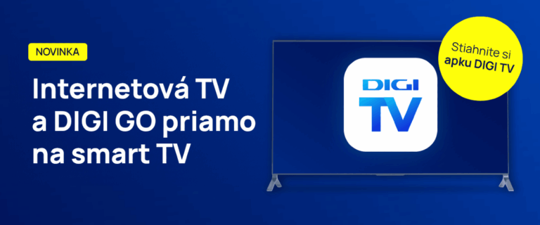 Sledujte Internetovú TV a DIGI GO priamo na svojej Smart TV - DIGI Slovakia